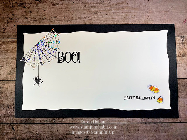 Oversized Spooky Sweet Halloween Card